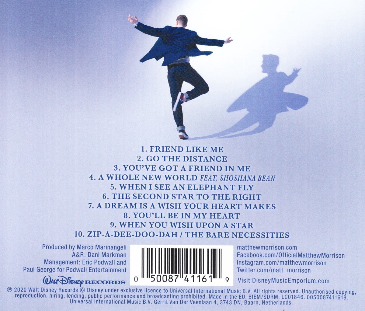 Matthew Morrison - Disney Dreamin' With Matthew Morris (CD), Matthew ...