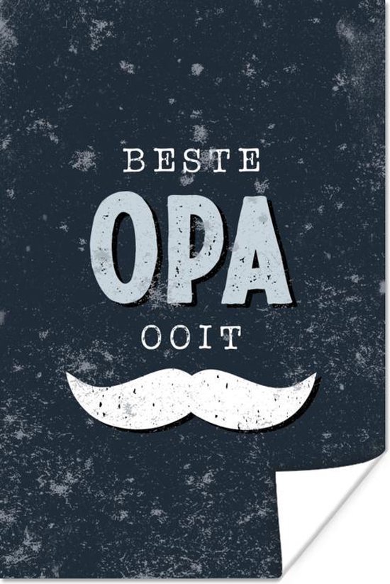 Poster Kado man - Vaderdag - Quote - Beste opa ooit - Spreuken - 20x30 ...