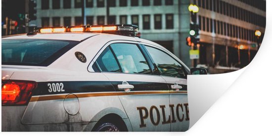 Muurstickers - Sticker Folie - Auto - Politie - Verkeerslicht - 40x20 ...