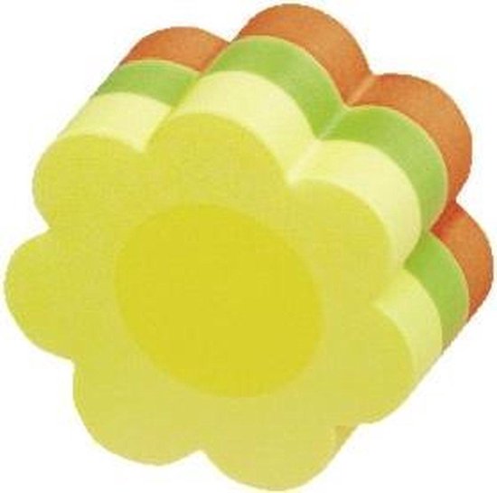 Info shaped sticky notes - 50x50mm bloem assorti 225 vel | bol