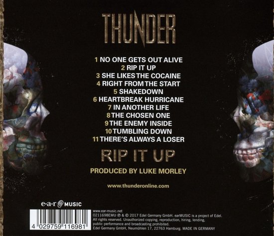 Rip It Up, Thunder | CD (album) | Muziek | bol.com