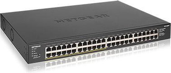 Netgear GS348PP - Netwerkswitch - Unmanaged - 48 netwerkaansluitingen ...