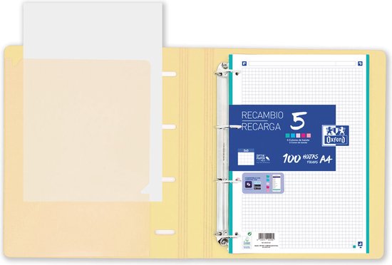 Ringmap Oxford Europeanbinder Polyfoam 1 Stuks A4 | bol.com