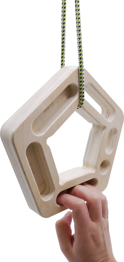 Y&Y Vertical Penta - Max Climbing - klim trainer - hangboard - hout - 5 ...