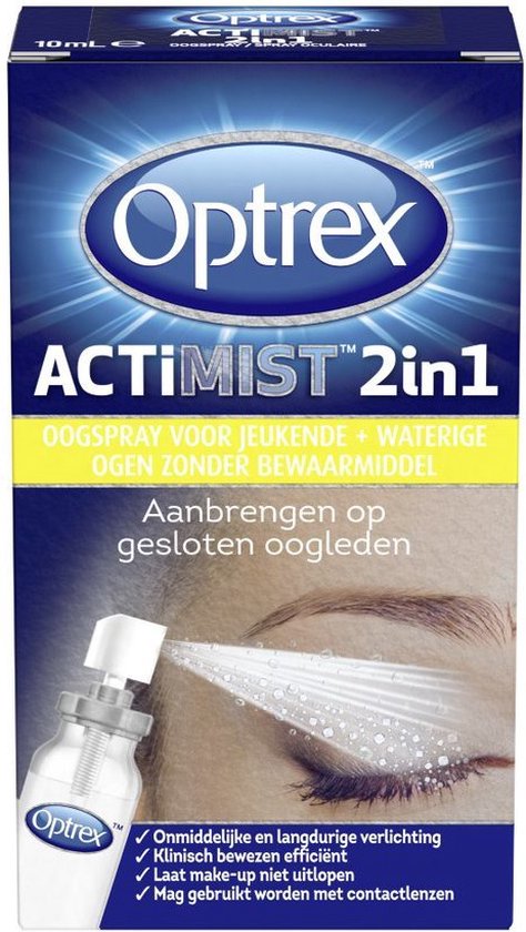 Optrex Actimist 2 in 1 Oogspray Jeukende en Waterige Ogen - 10 ml | bol