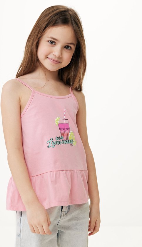Mexx Sleeveless Top Meisjes - Salmon Pink - Maat 110-116 | bol.com