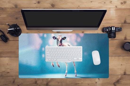 Muismat XXL - Bureau onderlegger - Bureau mat - Koe - Kroon - Ballet ...