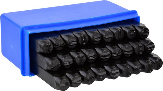 Slagletters 8mm - Gehele alfabet - 27 dlg - Slag letters - GEKO | bol