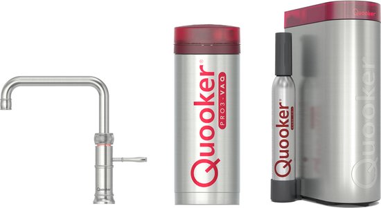 Quooker Classic Fusion square met PRO3 boiler en CUBE reservoir 5-in-1 ...