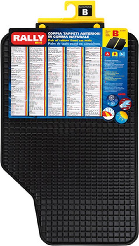 Automatten | Rubber mat Rally | bol