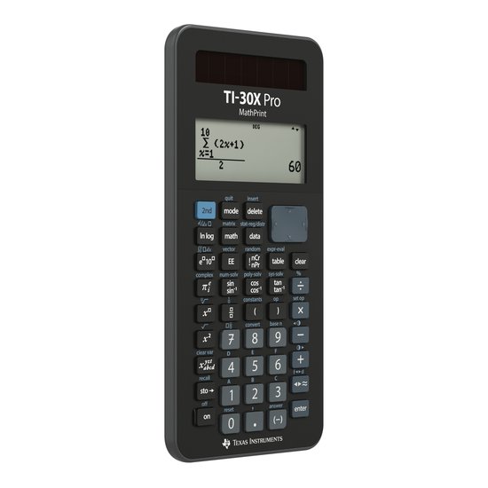 Texas Instruments TI-30X Pro MathPrint CAS Wetenschappelijke ...