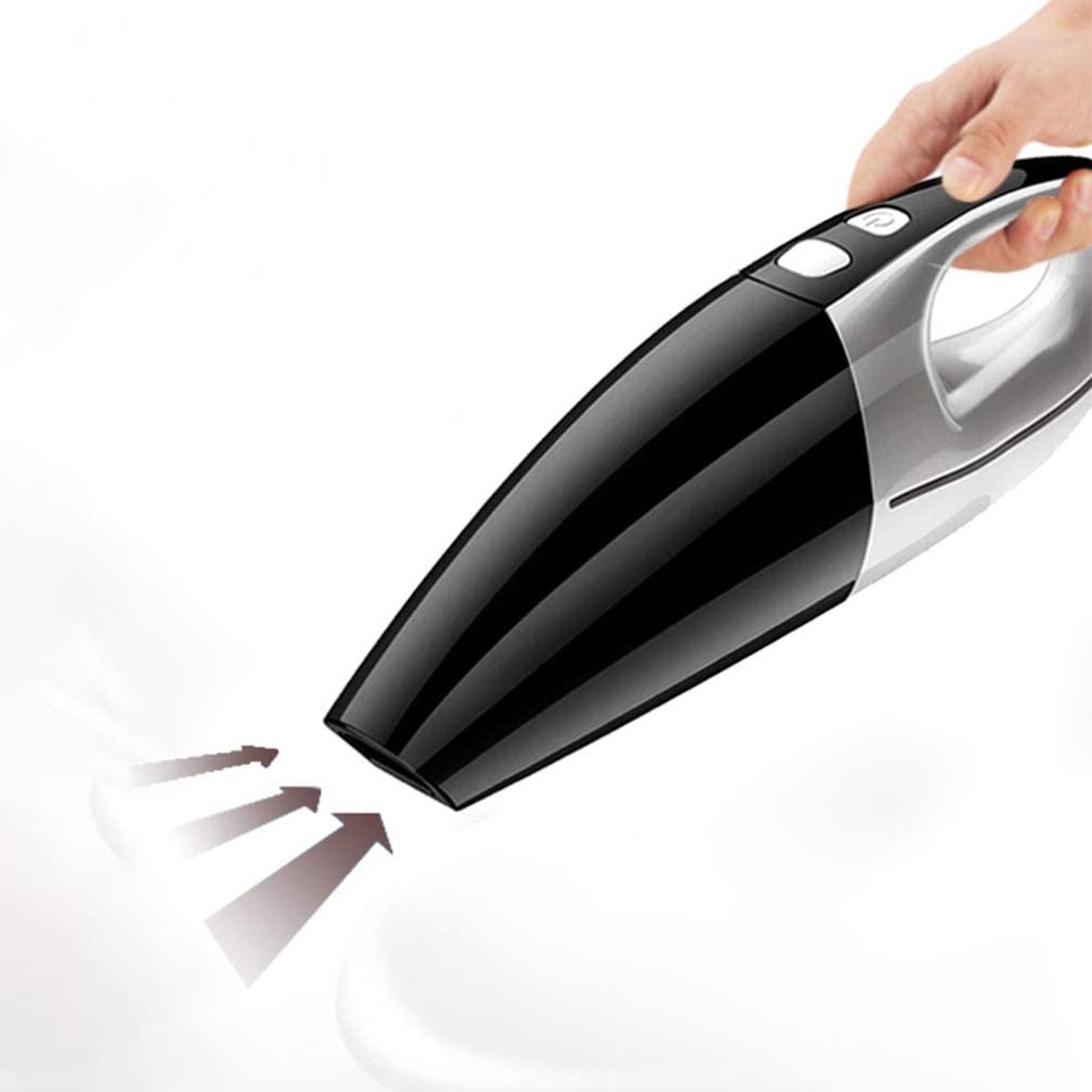 Auto stofzuiger met filters - borstel - Handstofzuiger auto Droog en ...