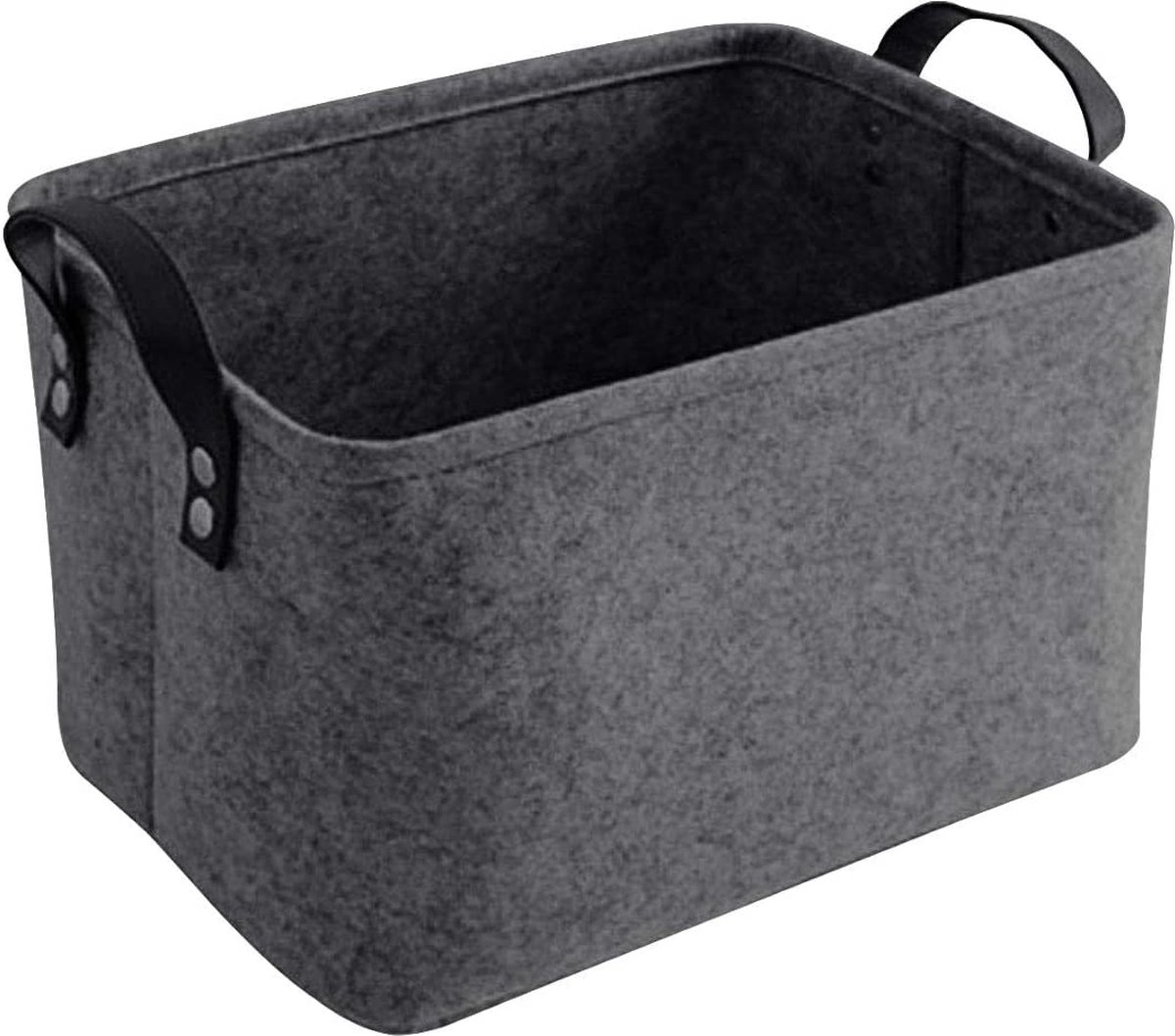 Felt opbergmand, opvouwbare vilten opbergdoos voor rek, wasgoed, kast ...