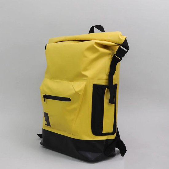 Sophos lifestyle Rol-Up Dry Bag RuckSack Yellow met Laptop / Tablet ...