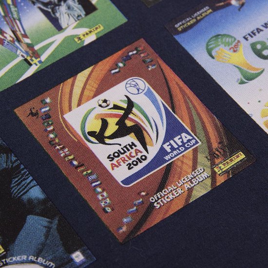 Panini FIFA World Cup Collage T-shirt Blue S | bol.com