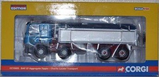 DAF CF Aggregate Tipper 'Charlie Lauder Transport' 1:50 Corgi Blauw ...