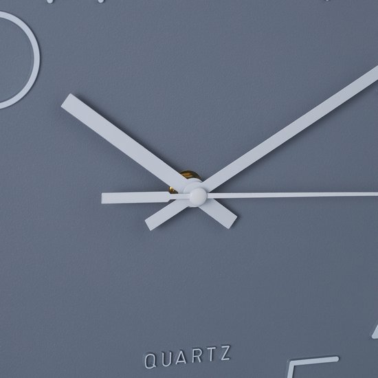 Relaxdays moderne wandklok - keukenklok - analoge klok met cijfers ...