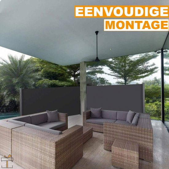 Happyment Zichtbreeknet modern - Windscherm - Zichtdoek - Privacy doek ...