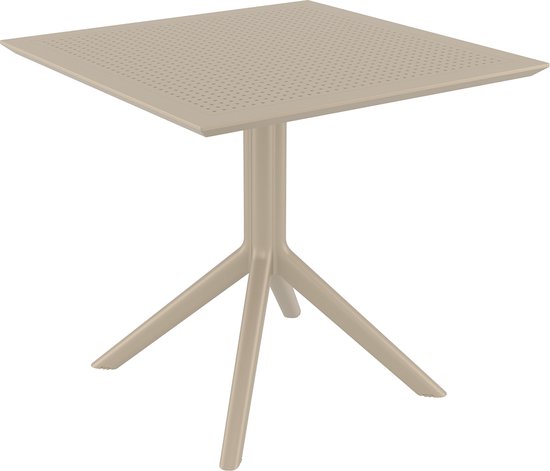 Siesta Sky Tuintafel 80 cm Taupe | bol.com