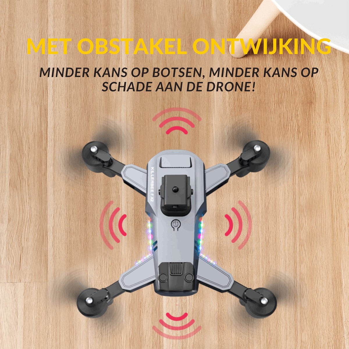 Killerbee FX2 Nighthawk - Drone met dubbele camera - geschikt voor ...