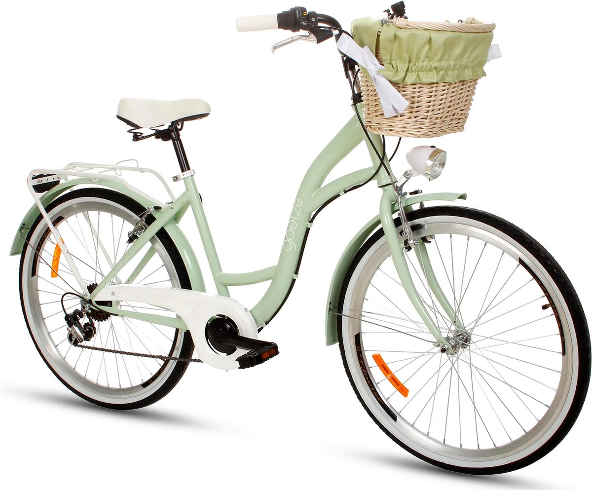 Goetze mood retro vintage holland city bike 26inch 6 speed shimano lage ...