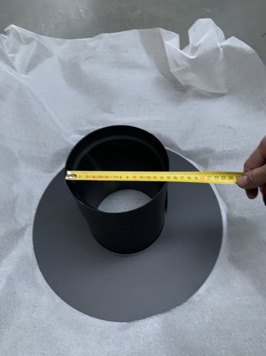 Nisbus diameter 150 met rozet 40 cm - diameter 40 cm - zwart - | bol.com