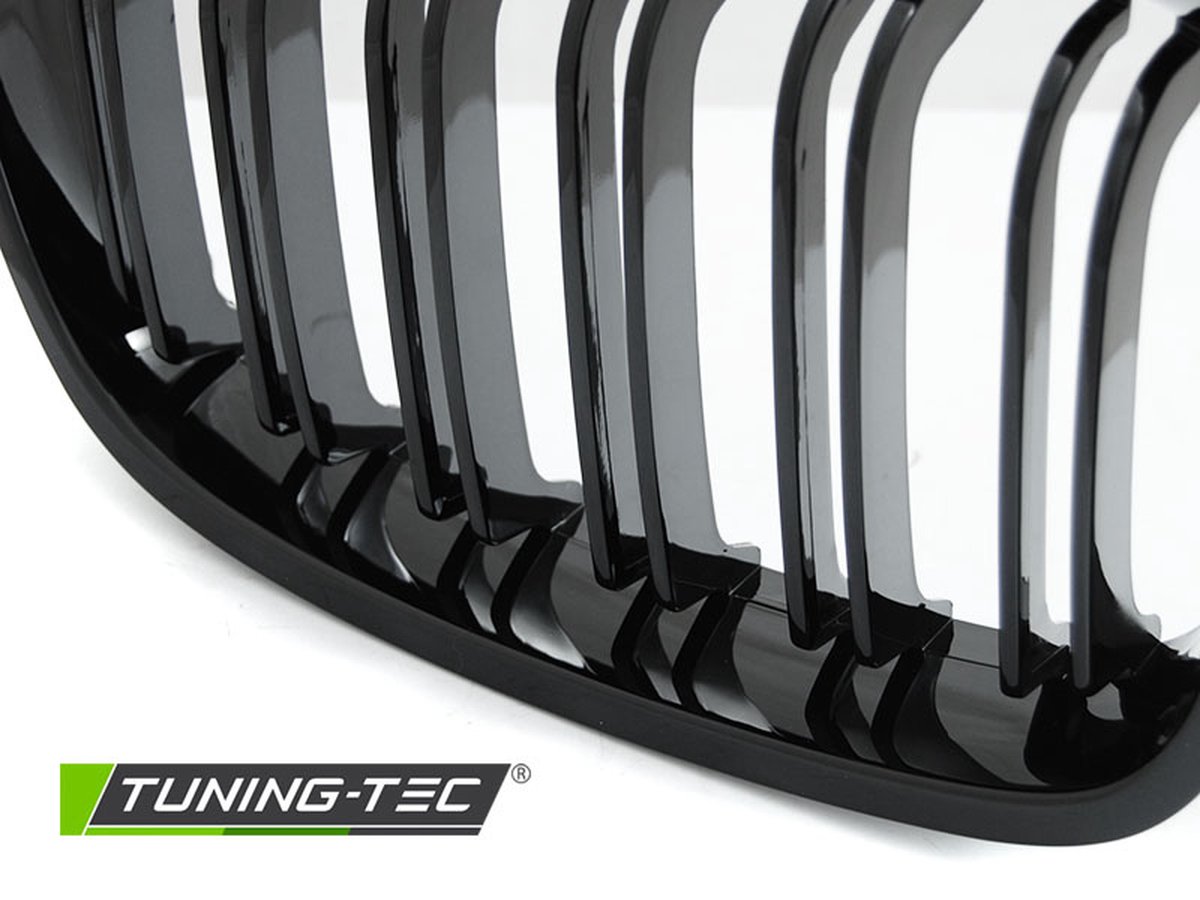 Grille nieren - voor BMW F20 / F21 11-14 - sport - glanzend zwart | bol.com