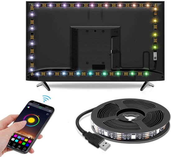 TV LED Strip - LED Strip - Colorrgb Backlight - 15 Meter - 60 LEDS per ...
