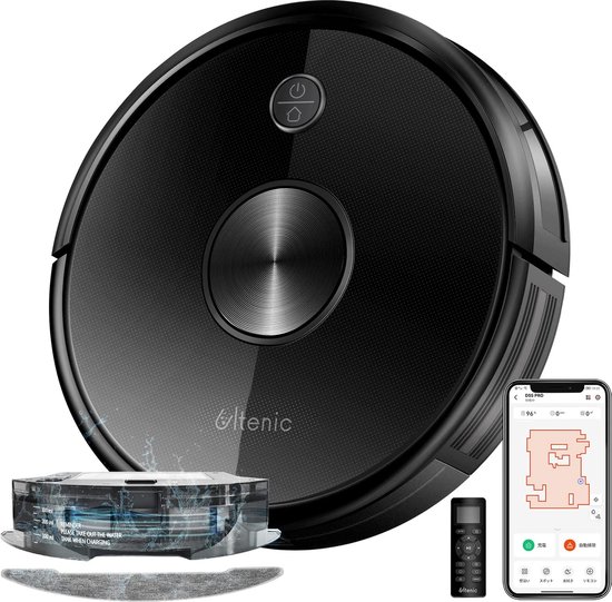 Plugstore - Ultenic D5s robotstofzuiger met dweilfunctie, WLAN ...