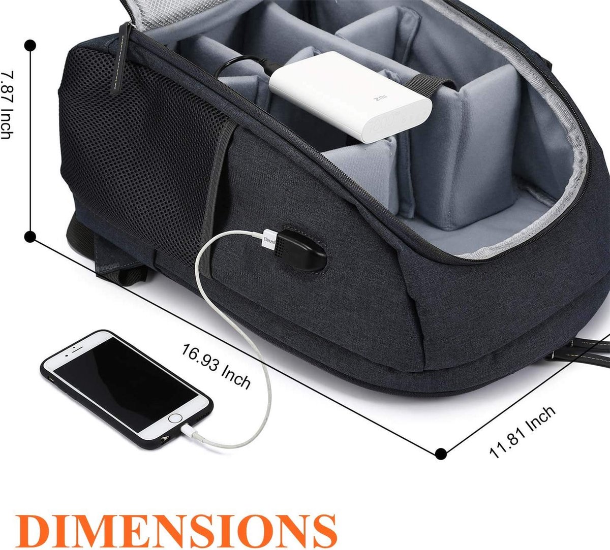 Professionele camera-rugzak / Fotorugzak - Elements Outdoor-rugzak ...