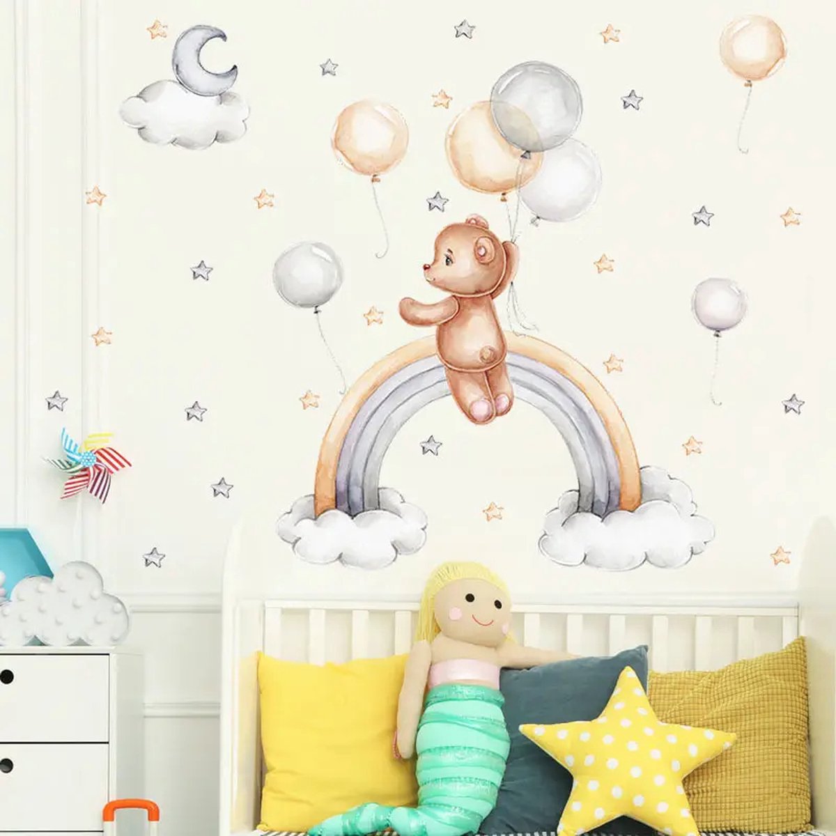Kinderkamer Stickers - Beer - Babykamer - Stickers Kinderen ...