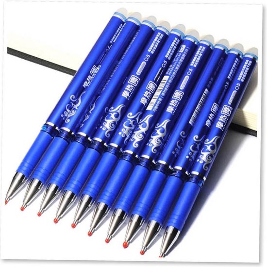 Uitwisbare balpen blauw - pen - uitgumbare pen - pennen - | bol.com