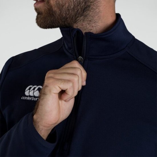 Quarter Zip Midlayer Training Top Navy - S | bol