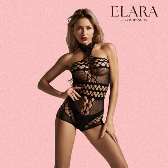 Elara Seraphina – Sexy Bodydress van Visnet & Kant – Verleidelijke Mini Jurk met... | bol