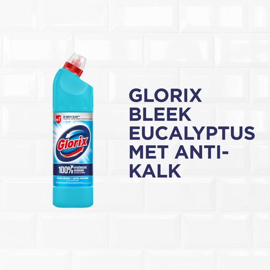 Glorix Bleek Eucalyptus 750 ml - Voordeelverpakking - 12 stuks ...