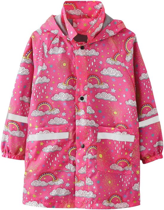 Kinder Regenpak met Capuchon | Sportieve Cartoon Jumpsuit voor Meisjes ...