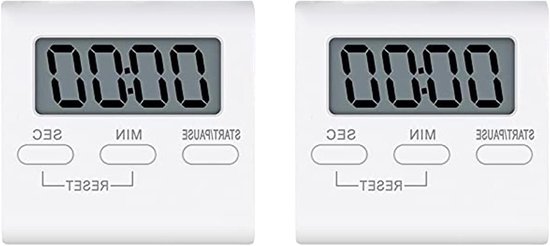 Digitale Keuken Timers - Magnetische Countdown Timer - Luid Alarm - 2 ...