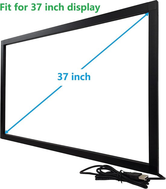 37 Inch Infrarood Touchscreen Frame Overlay - 10 Punten Interactief ...