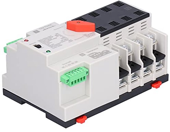Intelligente automatische omschakelaar, 400V AC 4P 100A ATS ...