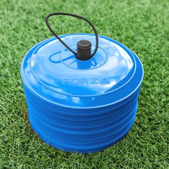 Platte Trainingsmarkerkegels - 50 stuks van 9 inch in 10 kleuren voor ...