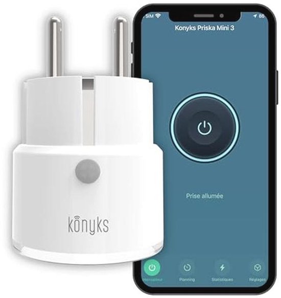 Mini Smart Plug met WiFi en Bluetooth – 10A Verbruiksmeter, Compatibel ...