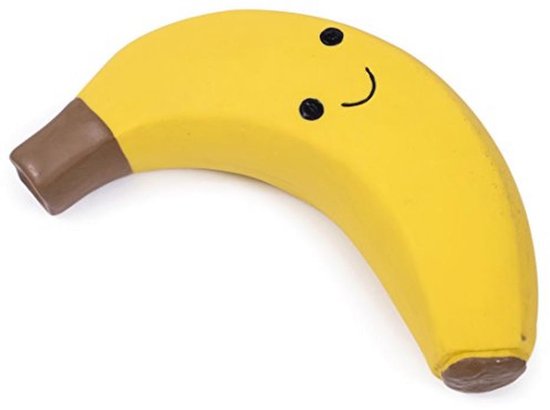 Petface Latex Banaan Soft Chew Hond Speelgoed, Groot | bol