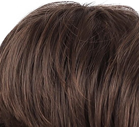 Korte Bruine Herenpruik met Verstelbare Pony voor Cosplay - Synthetisch ...