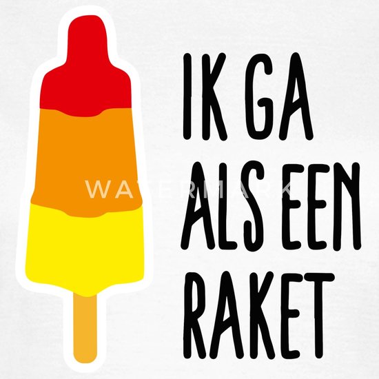 Ik Ga Als Een Raket Grappig Raketje Waterijsje Ijs | bol