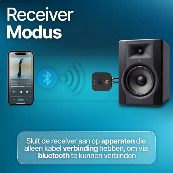 Bluetooth 5.0 Receiver - Draadloze Ontvanger | bol