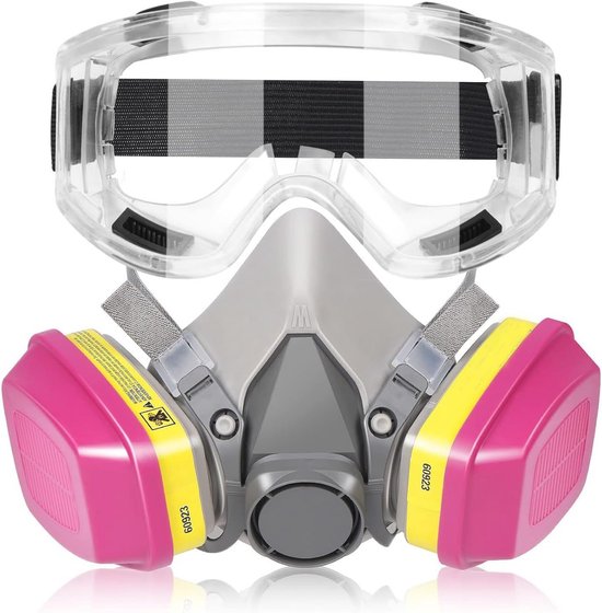 Anti-condens halfgelaatsmasker voor houtbewerking en gevaarlijke dampen ...