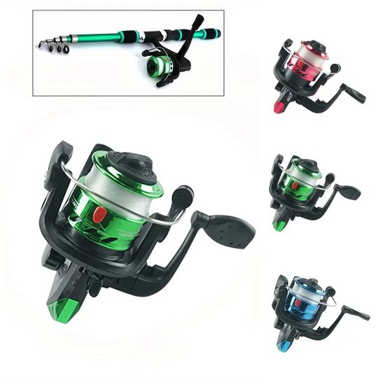 Vishengel Set Voor Beginners - Vishengelset Compleet - Hengelset - Met ...