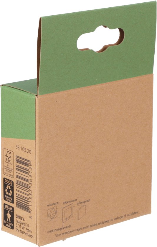 Merten System M blindplaat - inbouw - antraciet | bol