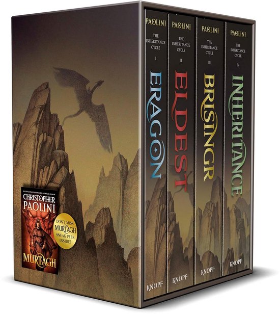 Inheritance Cycle vierdelige boxset - Eragon, Eldest, Brisingr ...
