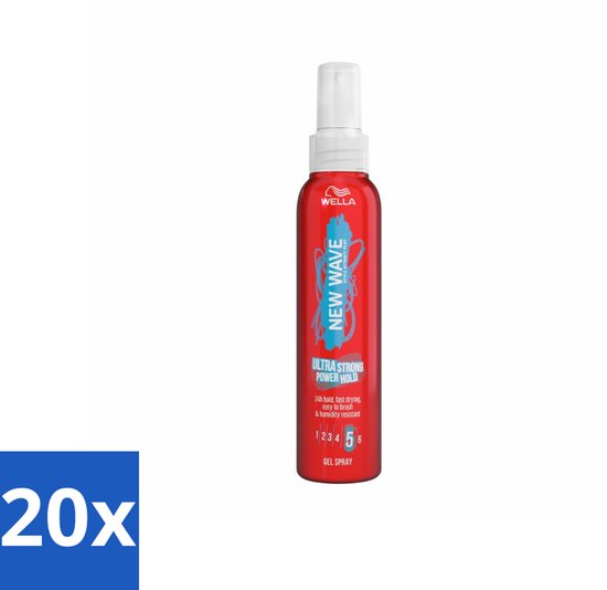 Wella – New Wave Power Hold – Gelspray – 150 ml - Bulkverpakking - 20 ...